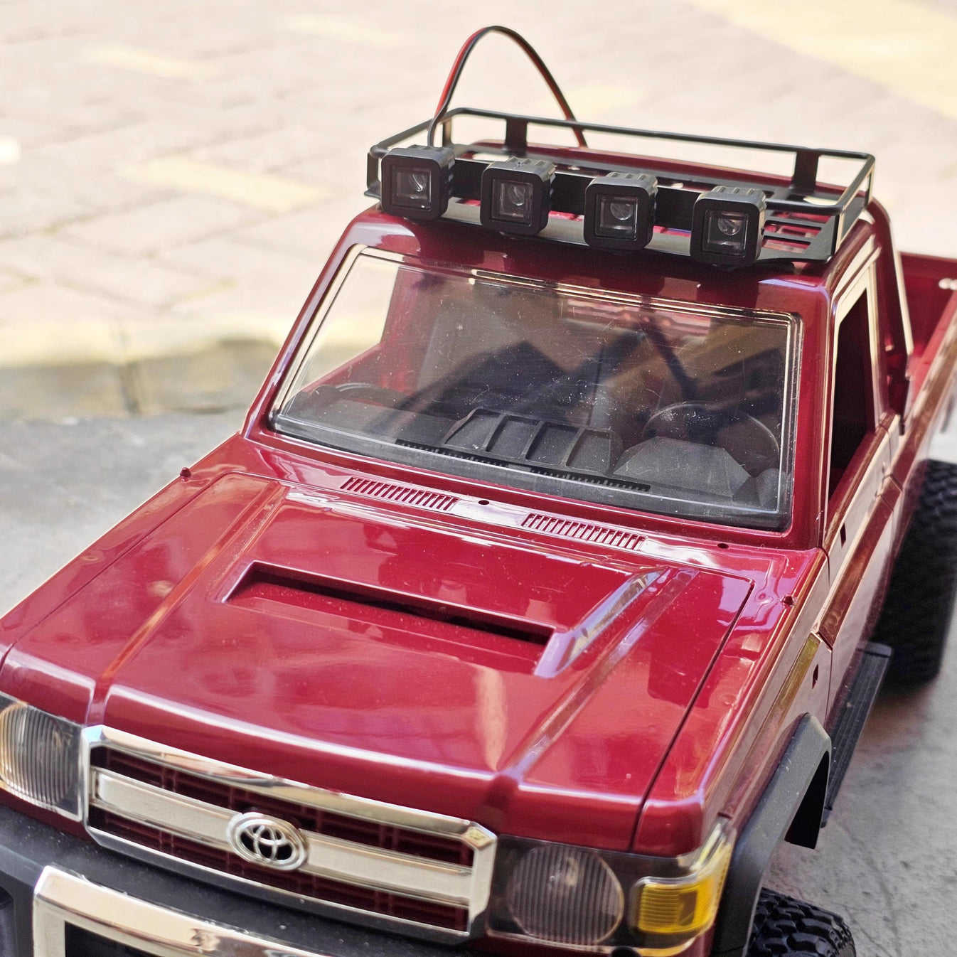LC79 Metal Roof Rack With LED Lights – Crawl Kings